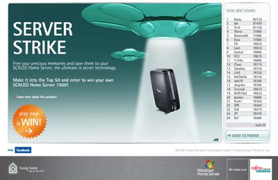 PoS-Kampagne für den SCALEO Home Server von Fujitsu Siemens Computers ...