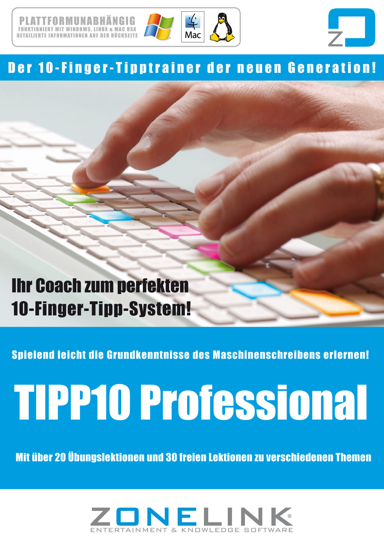 "zoneLINK": Mit Zehn-Finger-System Tippen lernen - PoS-Mail